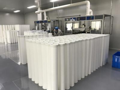 China Backwashable PP Pleated High Flow Filter Cartridge for sale