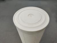 China 40 60 Inches HF High Flow Filter 1/5/10 Micron Depth PP Pleated Filter Cartridge For Sea Water Desalination for sale