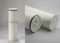 China Pullner High Flow Pleated Filter Cartridge 5 Micron 40 Inch Beta 5000 for sale