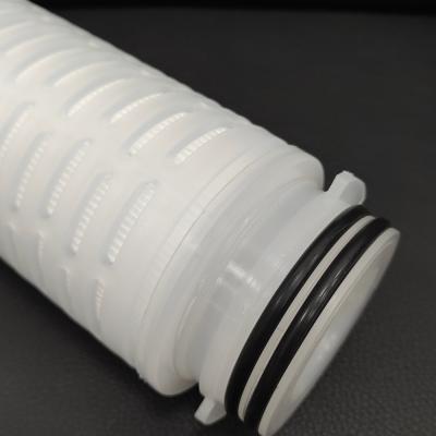 China PP Pleated Filter Cartridge For Water RO Pre Filtration 0.1um 0.22um 0.45um for sale