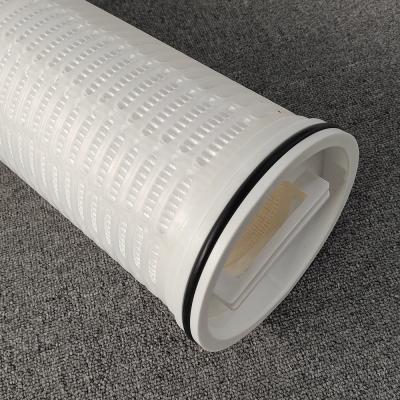 China Single Open 1 Micron Amine Beta5000 High Flow Filter Cartridge for sale