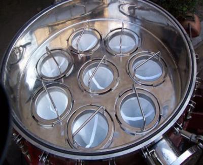 China Eyebolt Multibag 24 Bags Stainless Steel Filter Housing for sale