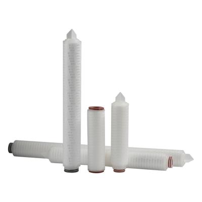 China 0.7m2  Microelectronics Pp Pleated Filter Cartridge low differential pressure for sale