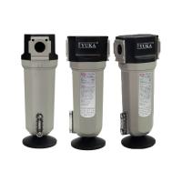 China Industrial Aluminum Compressed Air Filter with Stainless Steel Cylinder and Unique Lock Design 1.0mpa Pressure Loss for sale