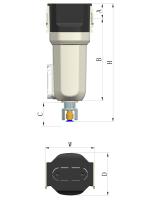 China Water Separator Filter With 99.99% Performance for sale