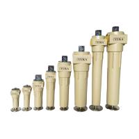 China Stainless Steel Cyclinder Aluminum Compressed Air Filter for 1.0mpa and 4000-6000 Hours Element Serve Life for sale