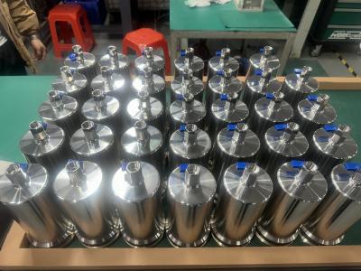 China 99.99% Filtration Performance Industrial Stainless Steel Compressed Air Purifier for Food Beverage Medical Industries for sale