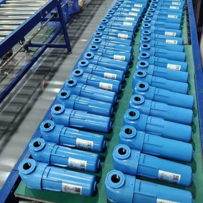 China Cartridge Filter Compressed Air Filter with 0.25 Bar Pressure Loss and Fiberglass Medium Material for sale