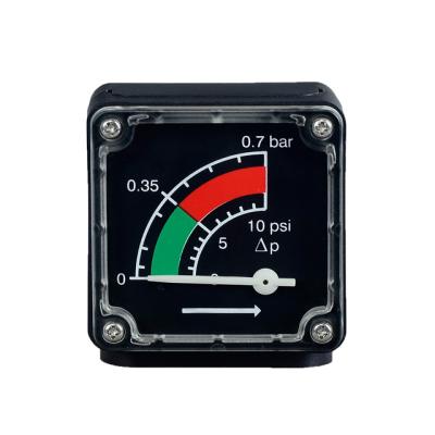 China Temperature Differential Pressure Indicator in Black for Maximum Destructive Temperature of 120C in Industrial Applications for sale