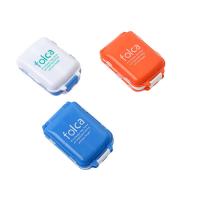 China Portable 8 Grid Pill Organizer Medicine Box Food Grade Plastic Daily Pill Case for sale