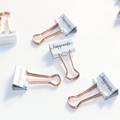 China Assorted Binder Clips 100 Pack 1.25 to 0.6 Inch Metal Paper Clamps for Office School Supplies for sale