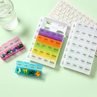 China 7 Day Pill Organizer 28 Grid Portable Medicine Box Weekly Pill Dispenser for sale