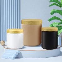 China Hot Sale 300ml 500ml 530ml 600ml 1100ml Luxury Empty Large Cosmetic Containers Plastic Jars Plastic Jar Set for sale