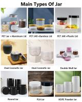 China Hot Sale 300ml 500ml 530ml 600ml 1100ml Luxury Empty Large Cosmetic Containers Plastic Jars Plastic Jar Set for sale
