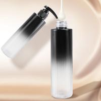 China Custom 350ml 400ml 500ml Gradient Color PET Cosmetic Shampoo Conditioner Shower Gel Lotion Pump Plastic Bottle for sale