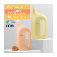China Customized 500ml 2L 4L Empty HDPE Plastic Laundry Detergent Washing Bucket Liquid Bottle for sale