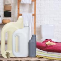 China Custom HDPE 2L Laundry Detergent Bottle Washing Bucket Liquid Plastic Bottle for sale