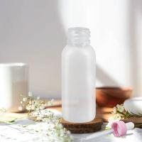 China Wholesale Clear Frosted 30ml 1oz Pink White PET Round Serum Essential Oil Plastic Dropper Bottle For All Kind of Liquids for sale