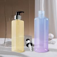 China 350ML 400ML 500ML Essential Lotion Shampoo Spray Liquid Conditioner Dispenser Plastic PET Bottles For Hiar Care for sale
