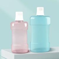 China High End Portable 250ml 500ml Plastic Mouthwash Bottle for Mouth Clean Wash Plastic Bottle for sale