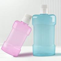 China High End Portable 250ml 500ml Plastic Mouthwash Bottle for Mouth Clean Wash Plastic Bottle for sale