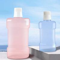 China High End Portable 250ml 500ml Plastic Mouthwash Bottle for Mouth Clean Wash Plastic Bottle for sale