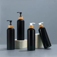 China Hot Sale Shea Butter Whitening Body Lotion Plastic Dispenser Face Lotion Pump Bottle with Bamboo Pump for sale