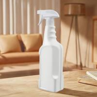 China Customize Logo Print Refillable 850ml HDPE Plastic White Cleaning Trigger  Spray Bottle for Home Garden Gym for sale
