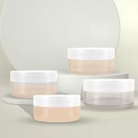 China Custom Empty Private Care Gel Wash Gel Jars Luxury Cream Plastic Jars with Flip Top Cap for sale