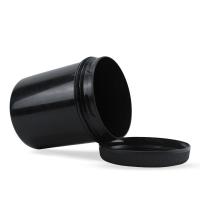 China Biodegradable Body Butter Jar Luxury Plastic Pot Cream Cosmetic Jar 1000ml Cosmetic Jars With Lid for sale