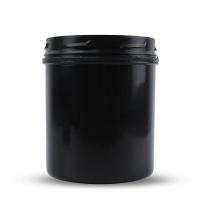 China Custom logo Wholesale Luxury 1000g Plastic PP Cosmetic Body Butter Jars with Lids for sale