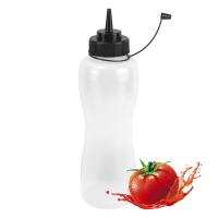 China Empty Chili Soy Tomato Hot Sauce Bottles Packaging 250ml 350ml 500ml 700ml 1 Litre LDPE Squeeze Plastic Bottle with Cap for sale
