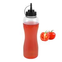 China Empty Chili Soy Tomato Hot Sauce Bottles Packaging 250ml 350ml 500ml 700ml 1 Litre LDPE Squeeze Plastic Bottle with Cap for sale