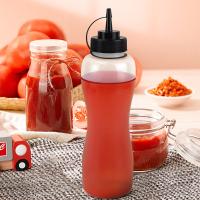 China Empty Chili Soy Tomato Hot Sauce Bottles Packaging 250ml 350ml 500ml 700ml 1 Litre LDPE Squeeze Plastic Bottle with Cap for sale
