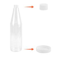 China Sealed Transparent Beverage Packaging Plastic Bottles for Juice Plastic Drink Bottle Plastic Juice Bottle for sale