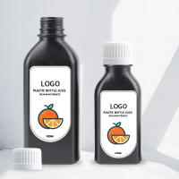 China 100 Ml 200 Ml China Eco Friendly Plastic Bottle Packaging for Cold Brew Coffee Smoothies Milk Screw Top Drink Plastic Bottles for sale