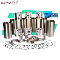 China Doosan Excavator D1146 D1146T DE08 Engine Cylinder 65.01201-0050 Piston 65.02501-0507 Liner Kits for sale