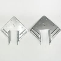 China Hurricane Ties for Rafter Hurricane Tie 2x4 Post Inner 1.5x3.5 Heavy Duty Joist Hangers Roofing Trusses Wood Timber Steel Connectors for sale