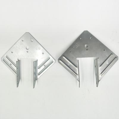 China Hurricane Ties for Rafter Hurricane Tie 2x4 Post Inner 1.5x3.5 Heavy Duty Joist Hangers Roofing Trusses Wood Timber Steel Connectors for sale