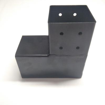 China Outdoors Project DIY Elevated 3 Way Right Corner Brackets Pergola Bracket Kits for sale