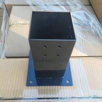 China Sturdy Carbon Steel 4*4 Pergola Brackets  Kits Post Base Corner Brackets for sale