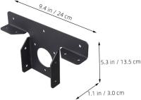 China Pergola Brackets 4x4-3 Way Right Angle Corner Bracket with Post Base DIY Woodworks Gazebo Brackets Hardware Kit for Wood Beams for sale