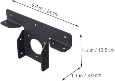 China Pergola Brackets 4x4-3 Way Right Angle Corner Bracket with Post Base DIY Woodworks Gazebo Brackets Hardware Kit for Wood Beams for sale