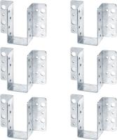 China 2X10 Joist Hanger 20 Gauge LU210 Galvanizing Face Mount Joist Hangers For Wood Hurricane Ties Widely Applicable Rafter Ties for sale