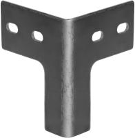 China L Shaped Metal Workbench Corner Brace Brackets Slotted Weldable Thickness 2.9mm for sale
