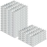 China Pronged Truss Plates with 8mm Nail Teeth Galvanized Steel Flat Mending Plates Repair Tie Plate Bracket Thickness 1mm for Timber Roofing Wood Truss Connector Plate for sale