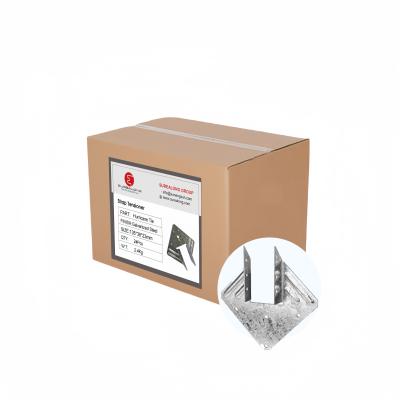 China Hurricane Ties for Rafters Heavy Duty Galvanized Joist Hangers Hurricane Straps for Wooden Joists Timber Structures for sale