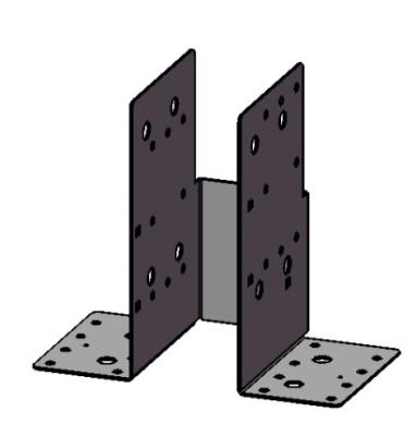 China Multi Girder Bracket For Fixing Standard Truss To Girder Truss for sale