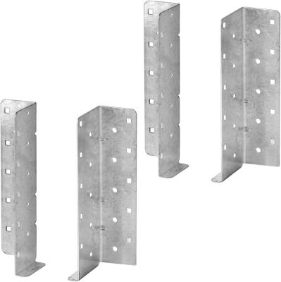 China Galvanized steel Split Joist Hanger Wall Mount Joist Bracket Hurricane Ties For Beam for sale