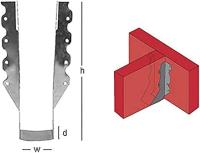 China Joist Hanger, 18 Gauge Galvanizing Face Mount Joist Hangers, Wood Hurricane Ties, Rafters Tie for sale